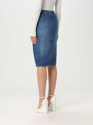 Elisabetta Franchi Denim Pencil Skirt