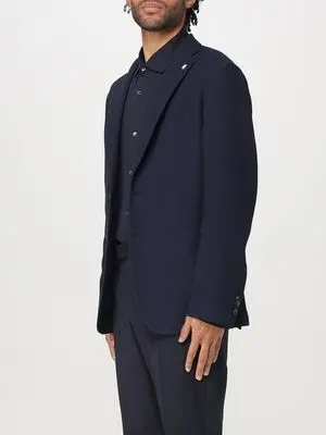 MANUEL RITZ Single Breasted Blazer - Blue