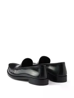 Prada Brushed Leather Loafers