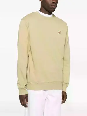 Maison Kitsuné Fox-head Sweatshirt - Green
