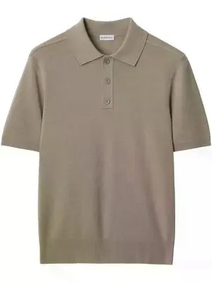 Burberry B Crest-embroidered Polo Shirt