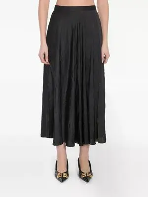 Balenciaga Asymmetrical Midi Skirt