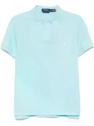 Polo Ralph Lauren Polo Pony-embroidered Polo Shirt - Blue