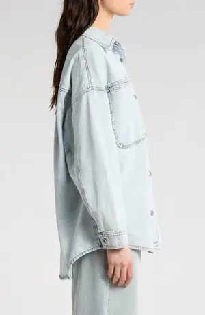 Marine Layer Molly Oversize Denim Shirt Jacket