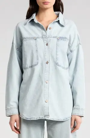 Marine Layer Molly Oversize Denim Shirt Jacket