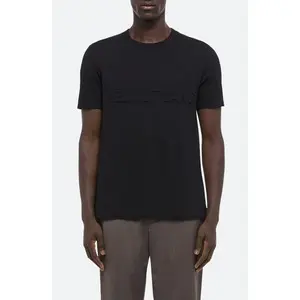 Helmut Lang Embossed Logo T-shirt - Black