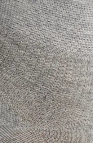 CASA CLARA Seamed Socks - Grey