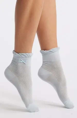 CASA CLARA Seamed Socks - Sky Blue