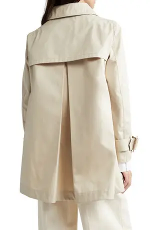 Herno Delon Cotton Short Trench Coat