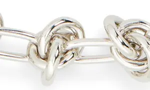 JUSTINE CLENQUET Daria Knot Chain Necklace
