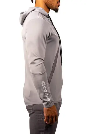 MACEOO Shield Zip Hoodie - Grey