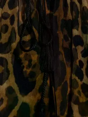 TOM FORD Silk Leopard Print Dress