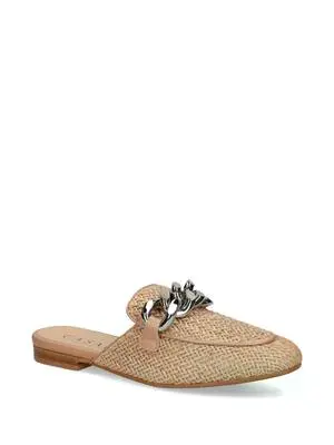 Casadei Chain-detail Mules - Neutrals