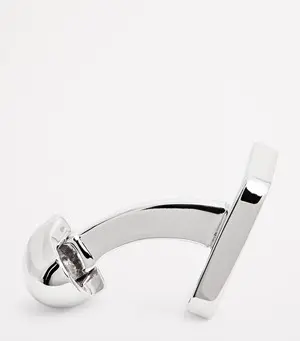 BABETTE WASSERMAN LONDON Onyx And Mother-of-pearl Dice Cufflinks