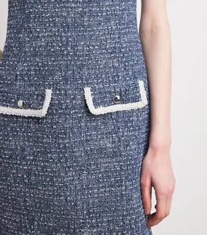 Maje Cotton-blend Tweed Mini Dress