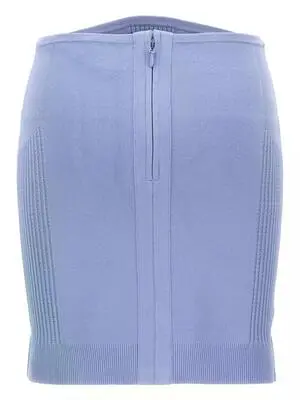 Herve Leger High-waisted Ribbed Skirt