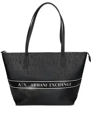 Armani Exchange Logo-print Tote