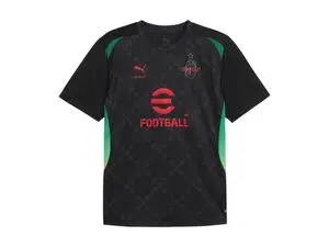 Off-White X Puma Ac Milan Pre-match Short Sleeve Jersey