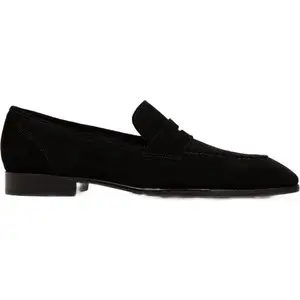ANTHONY VEER Belmont Penny Loafer - Velvet Noir Black
