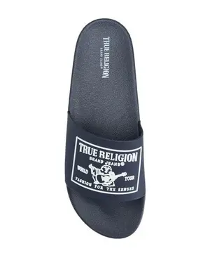 True Religion Logo Slides - Navy