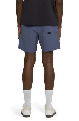 MAUI & SONS Maui Tag Nylon Swim Trunks - Slate