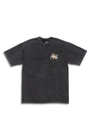 MAUI & SONS Maui Tag Mineral Wash Cotton Graphic T-shirt
