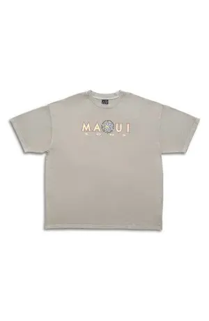 MAUI & SONS Compass Pigment Dyed Cotton Graphic T-shirt