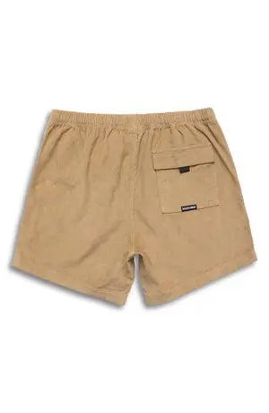 MAUI & SONS Camp 84 Corduroy Walking Shorts - Tan