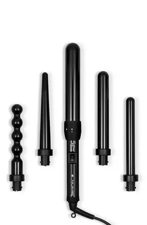 NUME Lustrum 5-in-1 Curling Wand Set | Interchangeable Barrel Styling Kit