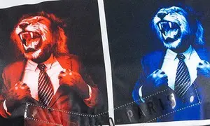 MACEOO Lion Prism Graphic T-shirt