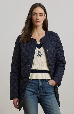 Ralph Lauren Quilted Puffer Jacket - Dark Navy