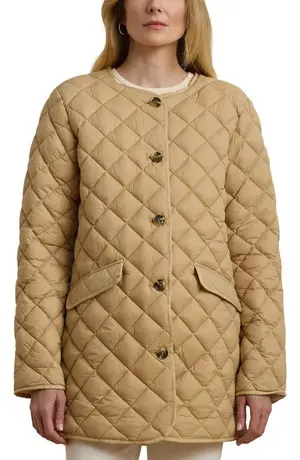 Ralph Lauren Quilted Puffer Jacket - Sand Dune