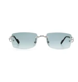 Cartier Signature C De Cartier Sunglasses Silver-tone