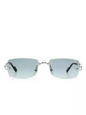 CARTIER Signature C De Sunglasses - Silver