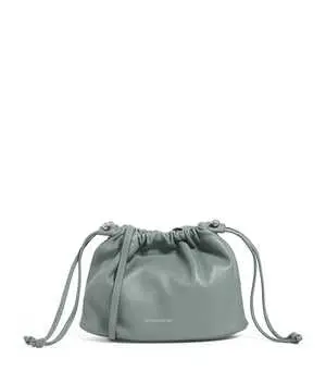 Strathberry Leather Drawstring Charlotte Clutch