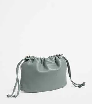 Strathberry Leather Drawstring Charlotte Clutch