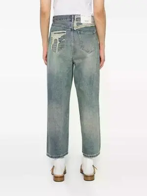 FIVE CM Patchwork Jeans