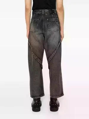 FIVE CM Panelled Tapered Jeans