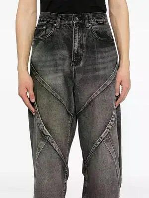 FIVE CM Panelled Tapered Jeans