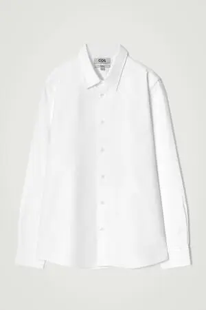 Cos Relaxed Oxford Shirt - White