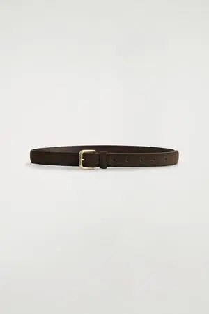 Cos Suede Belt - Brown