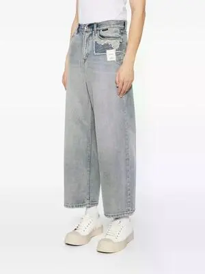 FIVE CM Patchwork Jeans