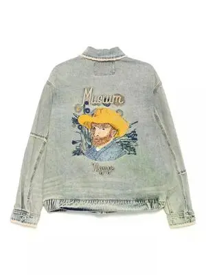 MUSIUM DIV. Embroidered Denim Jacket