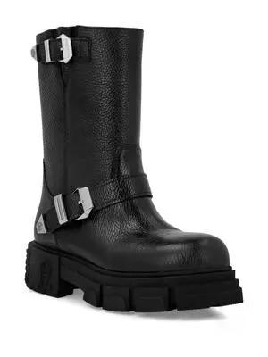 Philipp Plein Leather Boots