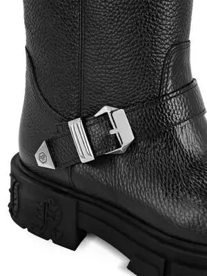 Philipp Plein Leather Boots