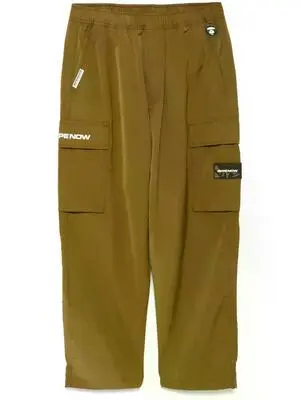 AAPE BY *A BATHING APE® Moonface-logo Cargo Trousers
