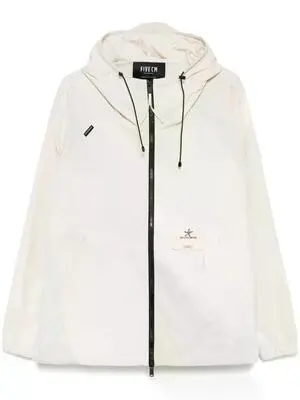 FIVE CM Logo-print Sport Jacket - Neutrals
