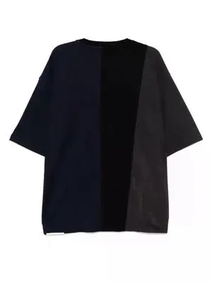 FIVE CM Patchwork T-shirt - Blue