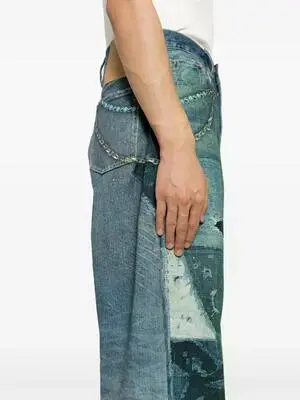 FIVE CM Graphic-print Jeans