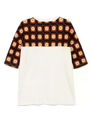 FIVE CM Patchwork T-shirt - Neutrals